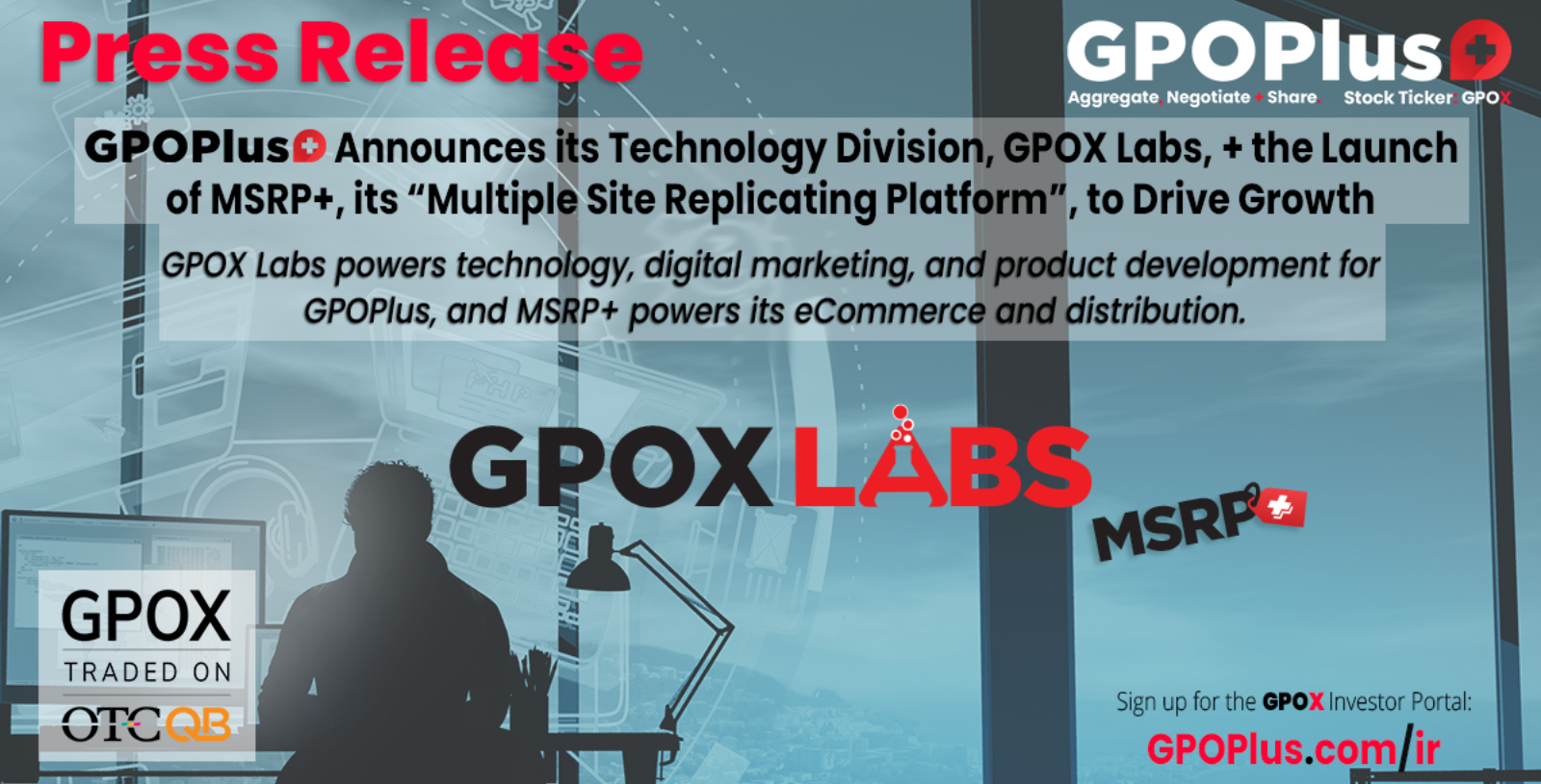 GPO Plus Announces its Technology Division, GPOX Labs, and the launch ...