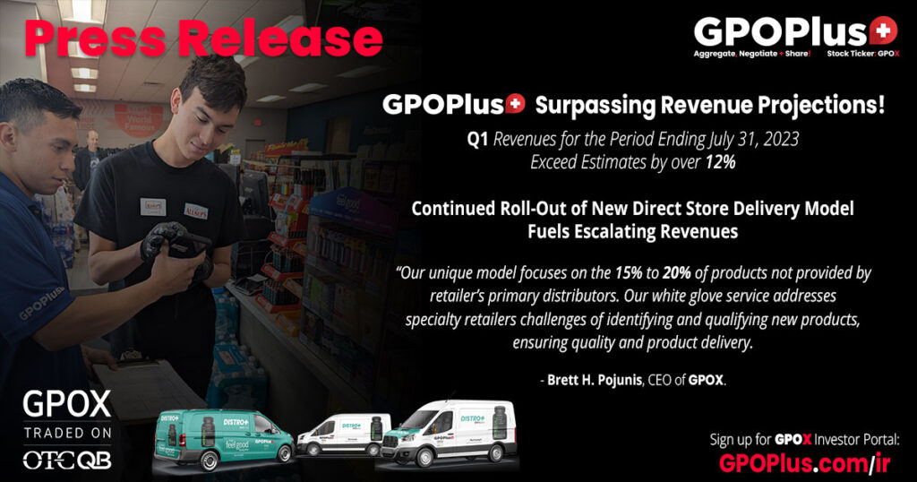 GPOPlus+ Announces Shareholder Update Surpassing Revenue Projections ...